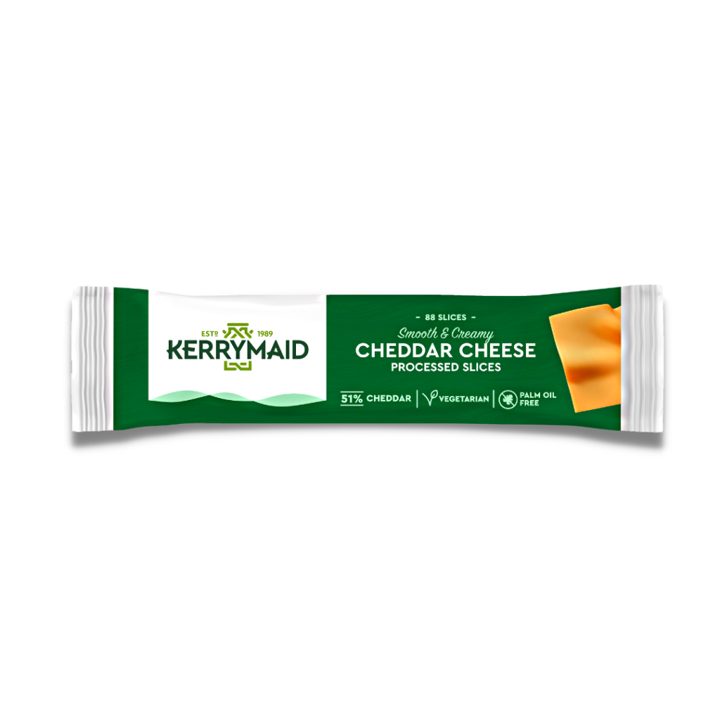Kerrymaid Cheddar Cheese Slices 60% - 84 tranches - Premium Cheese