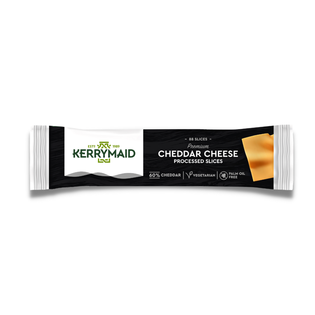 Kerrymaid Cheddar Cheese Slices 60% - 84 slices - Premium Cheese